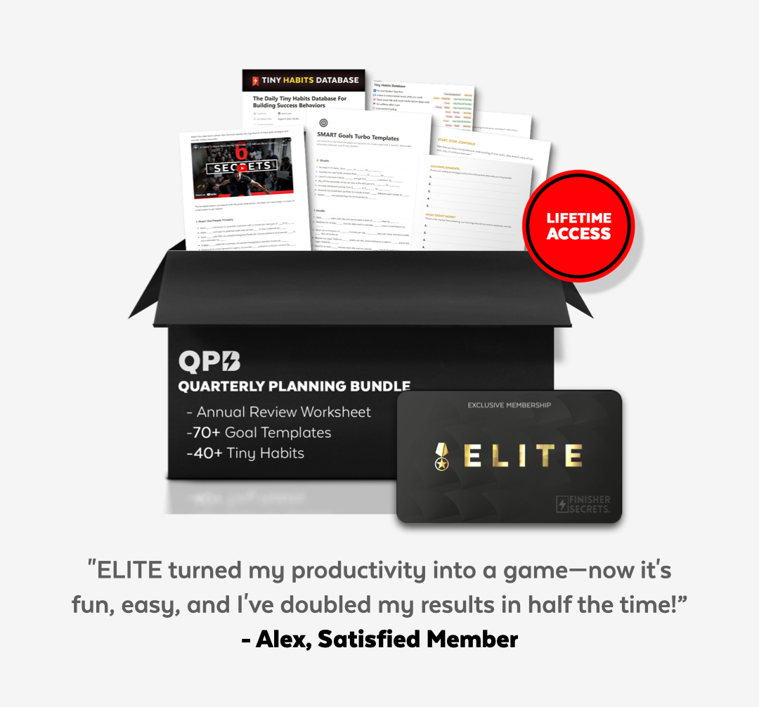 ELITE (Accelerator) – Finisher Secrets